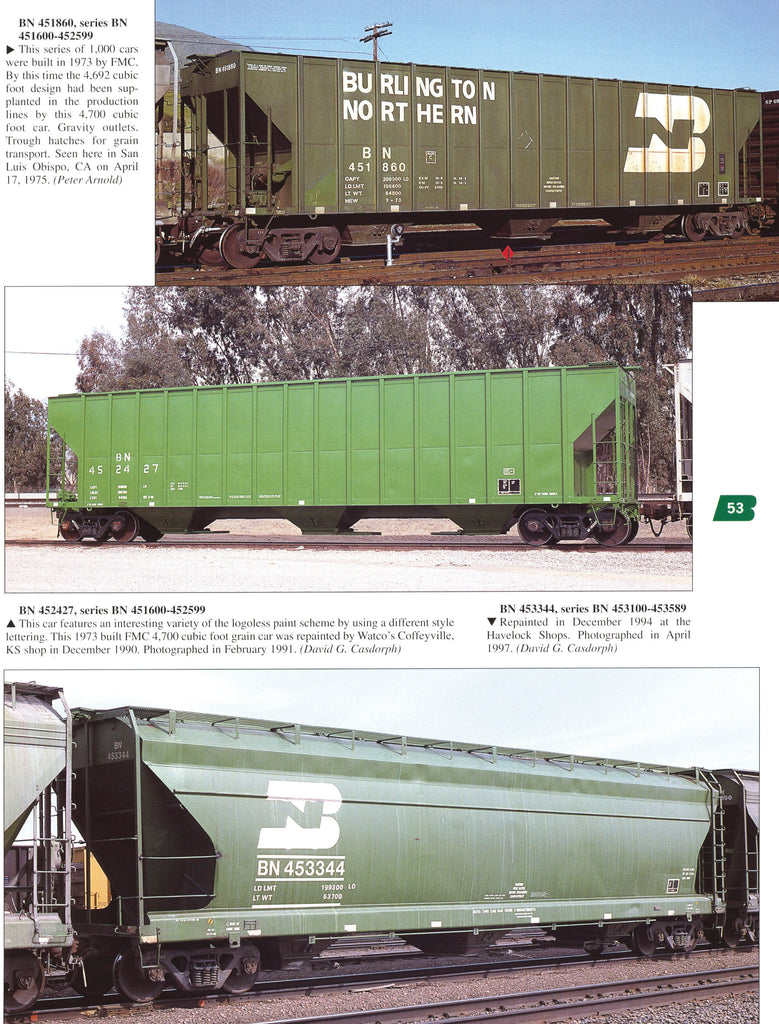 Burlington Northern Color Guide to Freight & Passenger Equipment (Digi ...